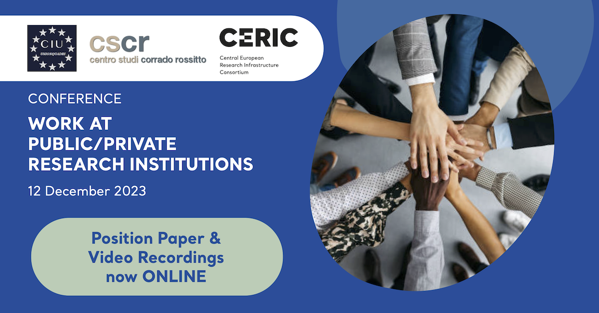 Position paper and recordings from the Conference on employment in ...