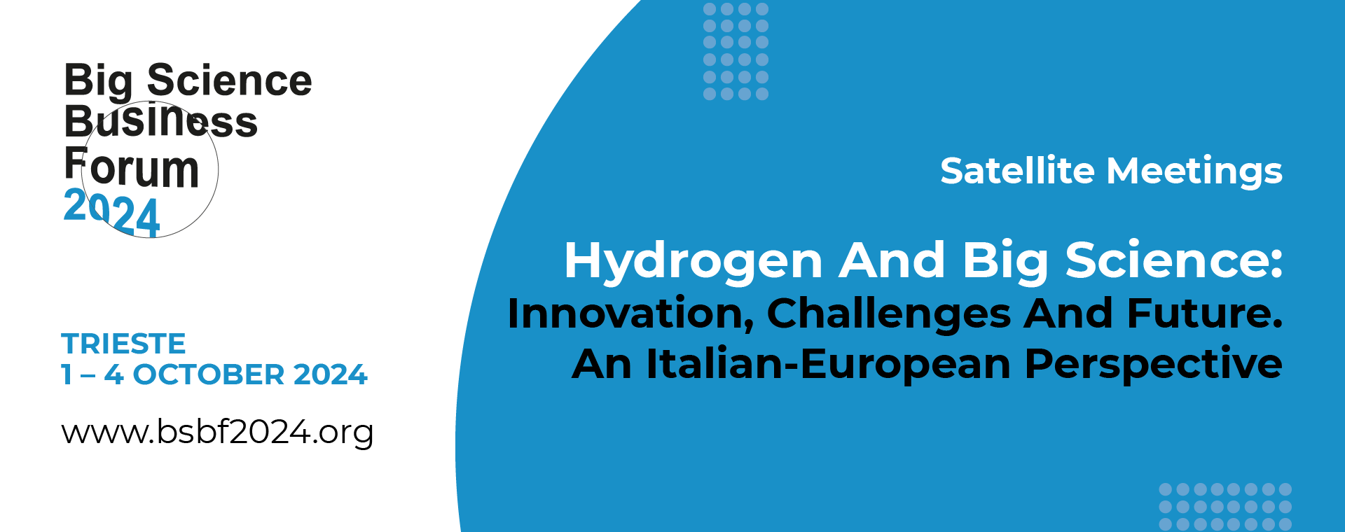 BSBF 2024: registration open for workshop on hydrogen and Big Science ...