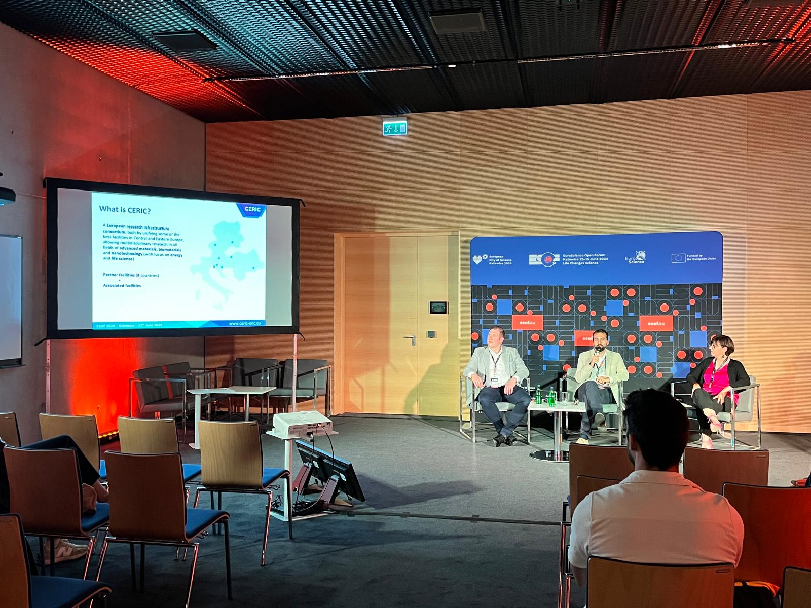 CERIC research on energy at ESOF2024 - Ceric