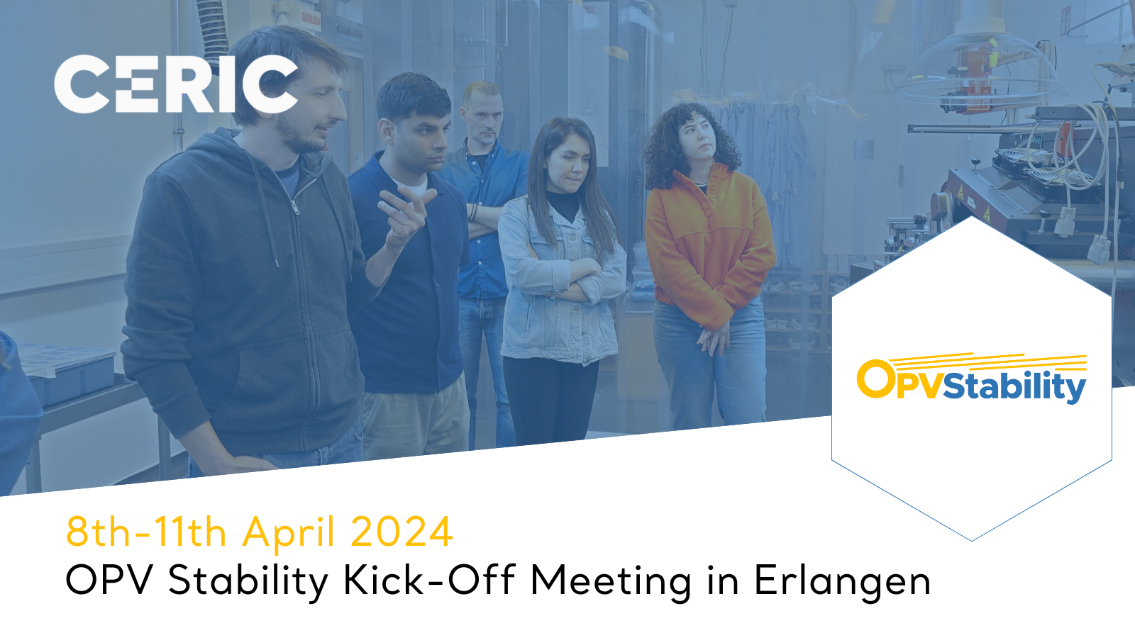 OPV Stability Project: Kick-off Meeting - Ceric